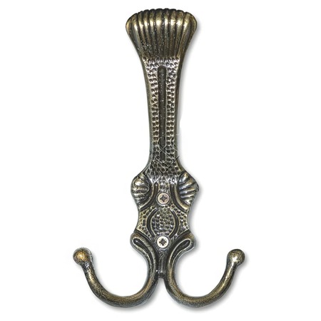 Carlig decorativ mobilier, aliaj zinc turnat, 180x100 mm, finisaj alama ...