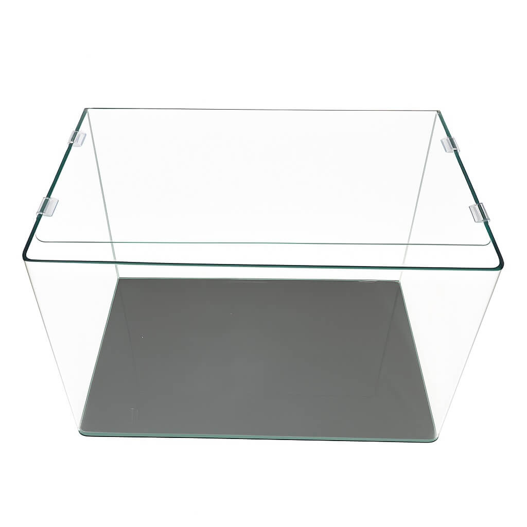 Acvariu pesti 50L net ElegantGlass Model Curve 54 litri cu capac si ...