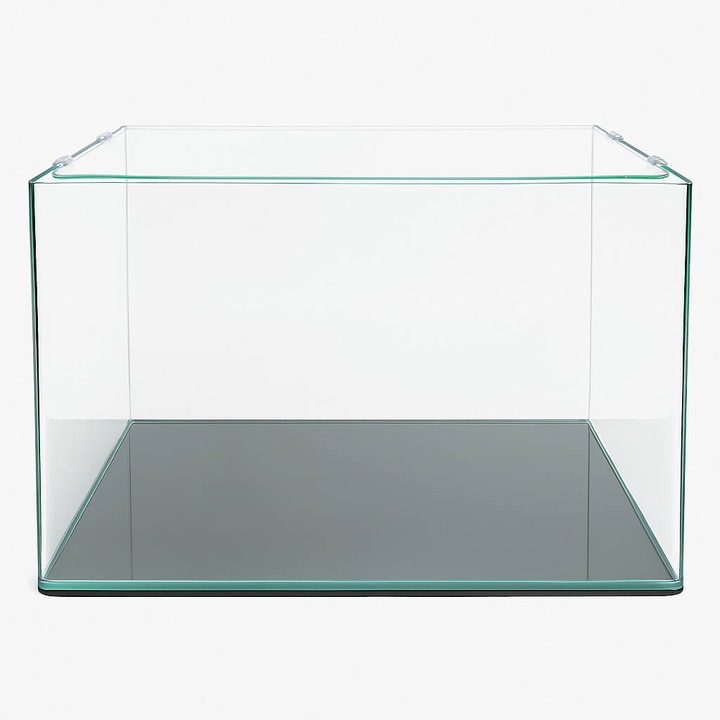 Acvariu pesti 50L net ElegantGlass Model Curve 54 litri cu capac si ...