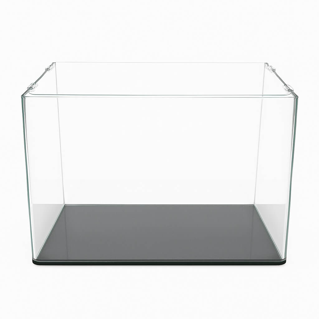 Acvariu pesti exotici AquaView Model Curve 39L cu capac sticla, acvariu ...