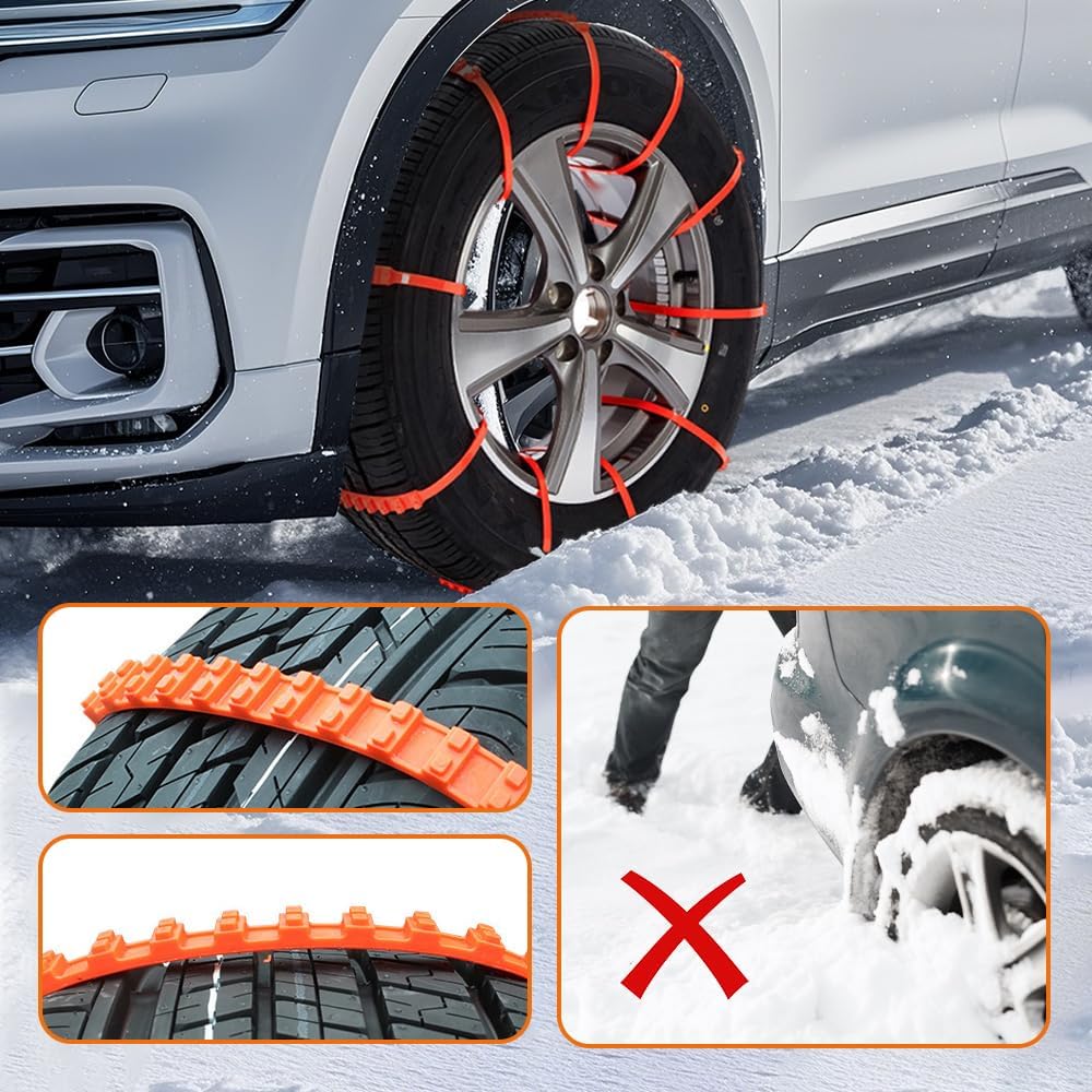 Lanturi auto, Buyya®, Set Coliere Ajutatoare Zapada, Fasete ...