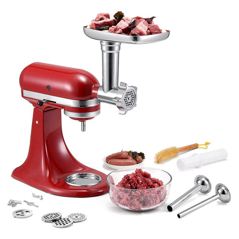 Set accesorii masina de tocat carne, Rqiurpn, Compatibil KitchenAid ...