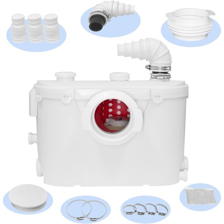 Pompa cu tocator pentru wc 500W, Hocanflo - eMAG.ro