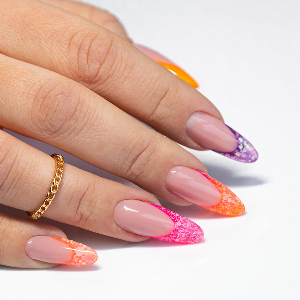 Гел за нокти Candy Nails Light Candy Orange, Molly Lac, 5 г, ефект с ...
