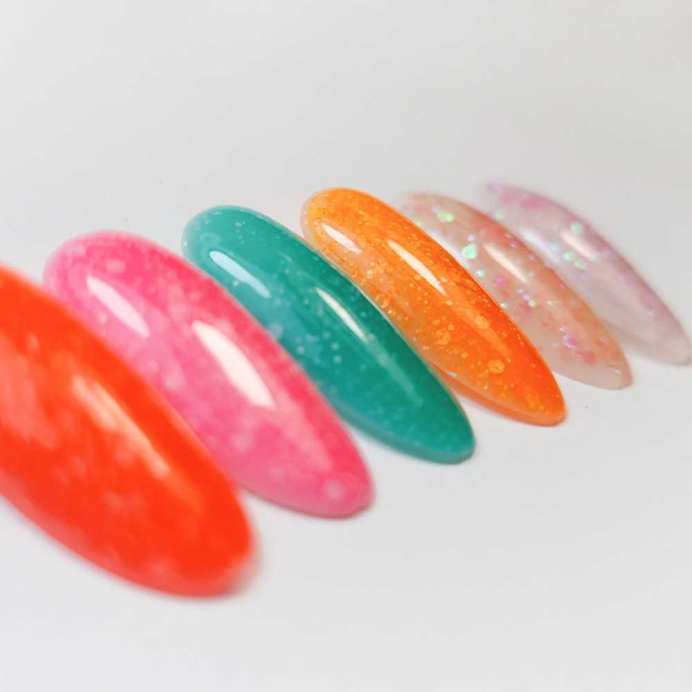 Гел за нокти Candy Nails Light Candy Orange, Molly Lac, 5 г, ефект с ...