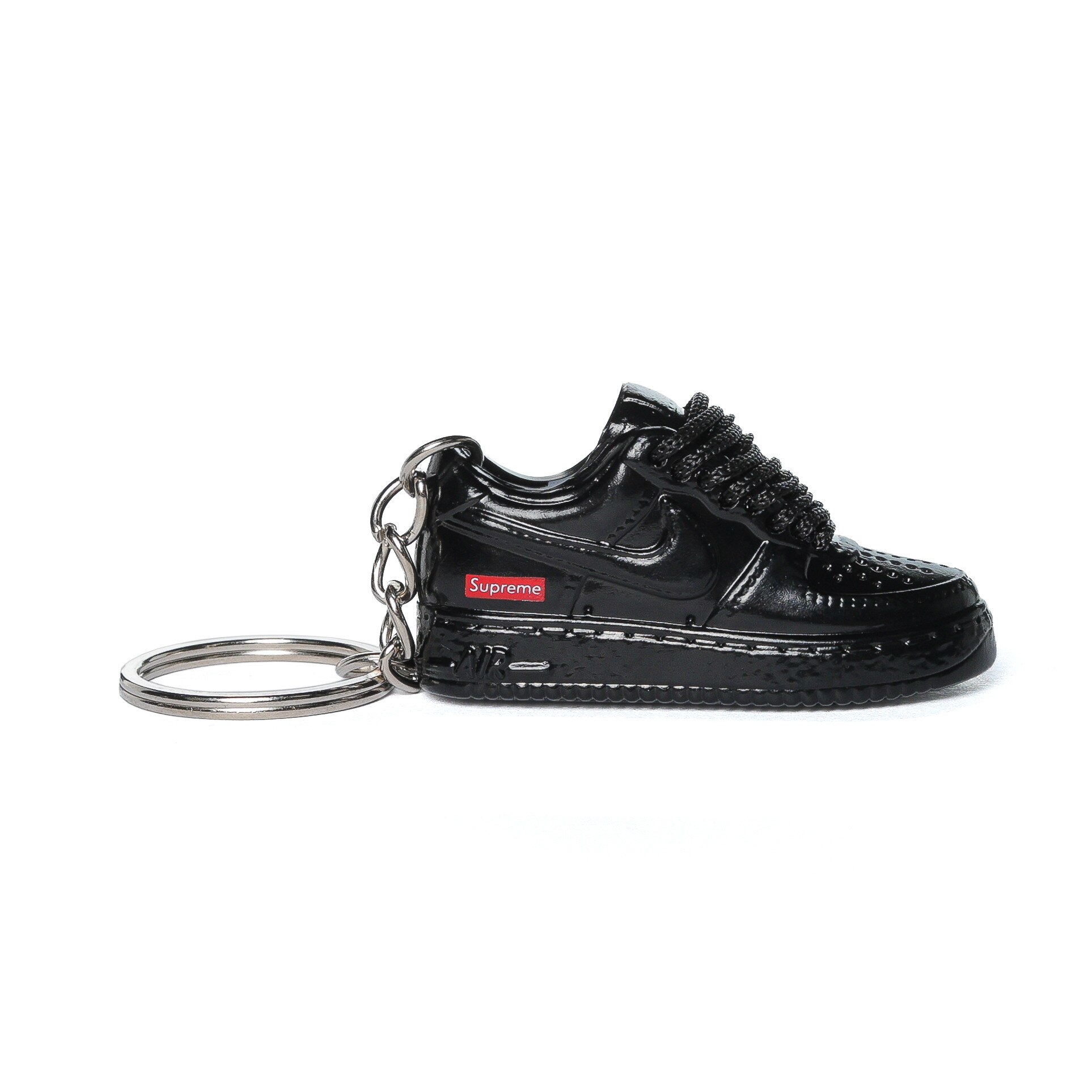Breloc Nike Air Force 1 Low x Supreme Black, PVC + Cauciuc, Negru, 5 x ...
