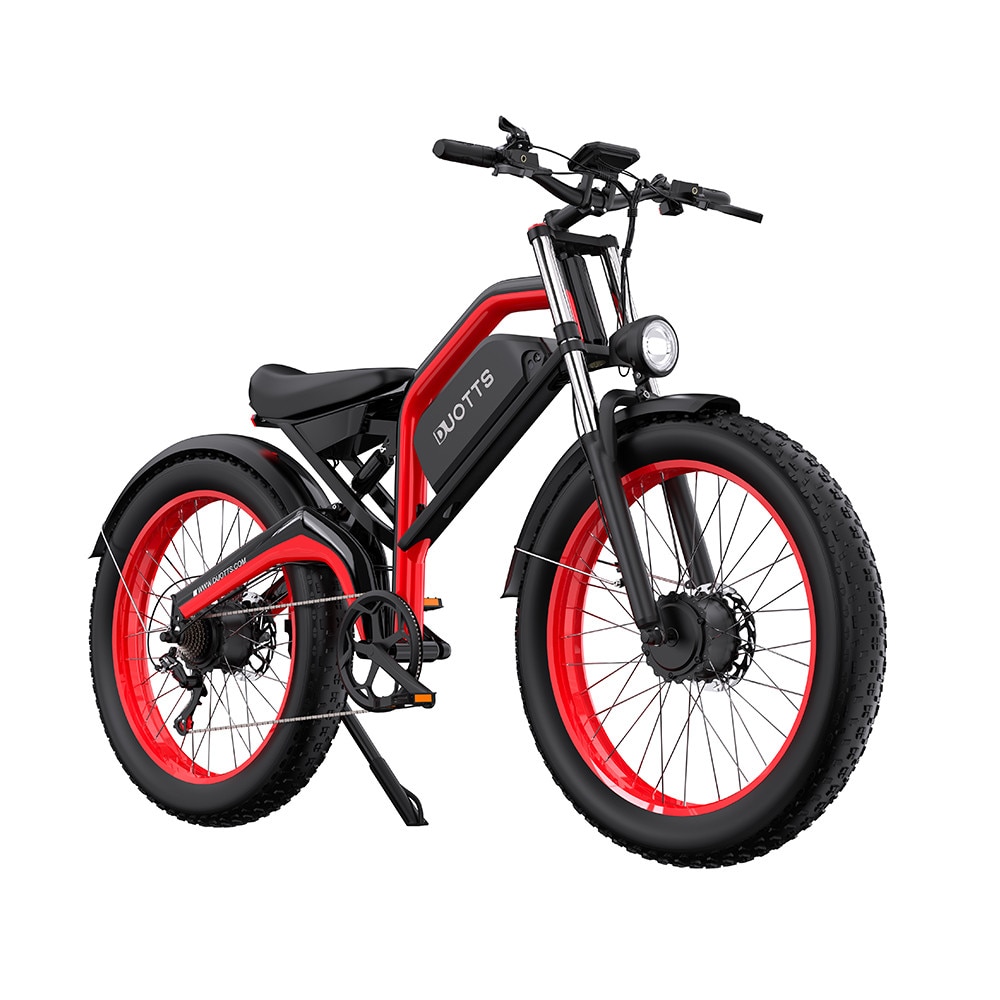 Bicicleta electrică DUOTTS N26, 750W, anvelope groase 26 inch ...