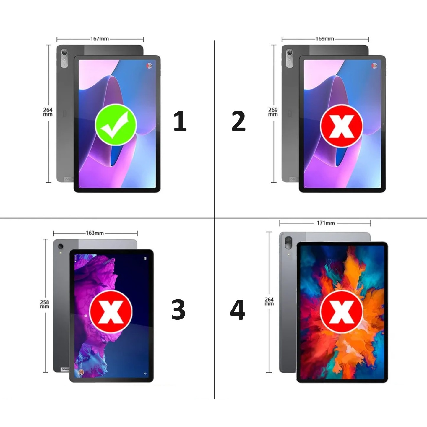 Folie de sticla pentru Lenovo Tab P11 PRO 2 GEN TB132FU TB132XU, 9H ...