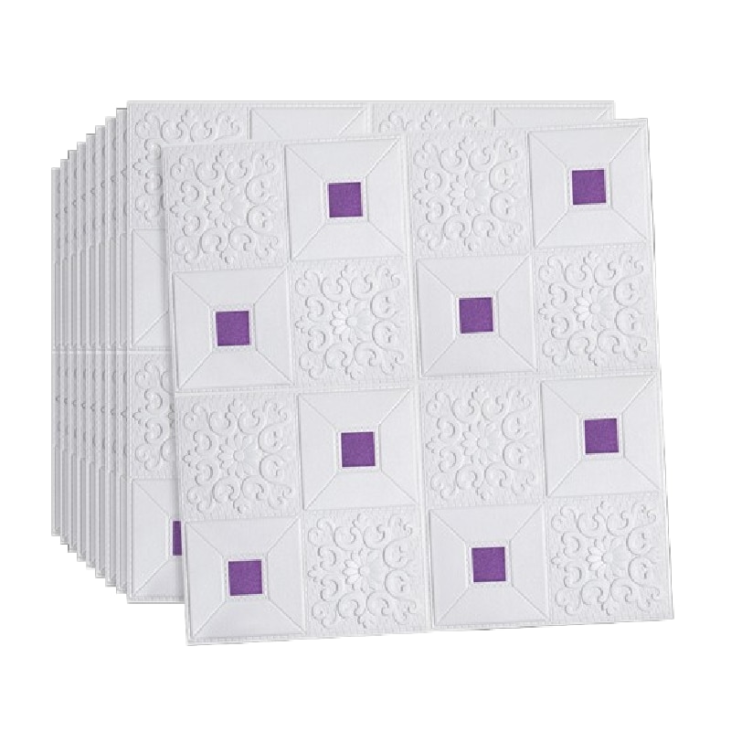 Set 10x Tapet 3D autoadeziv HOZRO, Model pentru Tavan/Perete, design ...