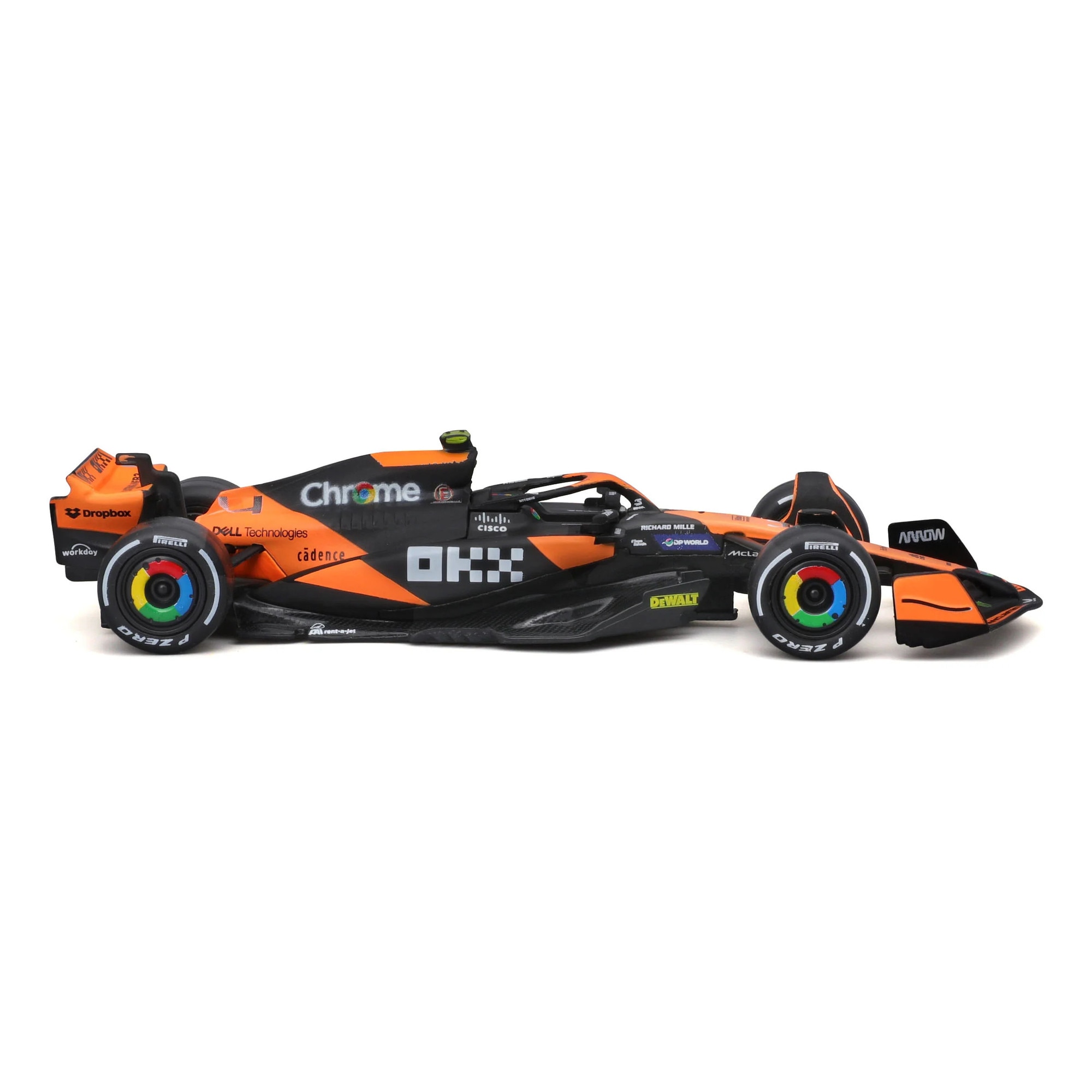 Macheta Formula 1, BBurago, McLaren F1 MCL38, 1:43, set complet - eMAG.ro