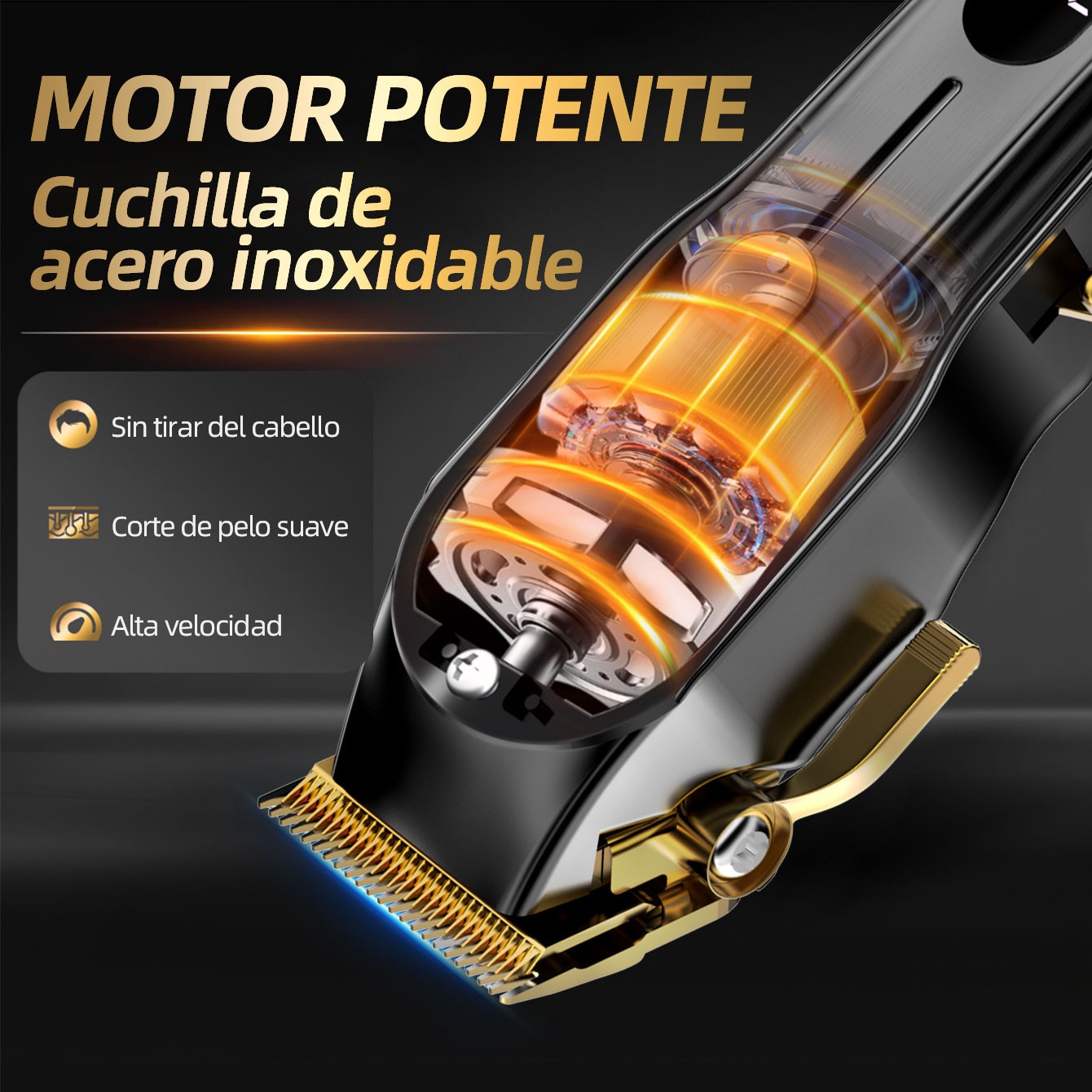 Aparat de tuns barba și părul, Juemel, 2 in 1, acumulator, 7000RPM, 180 ...