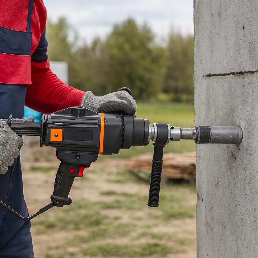 Masina de carotat pentru beton, aparat foraj, 2300 W, Kraft - eMAG.ro