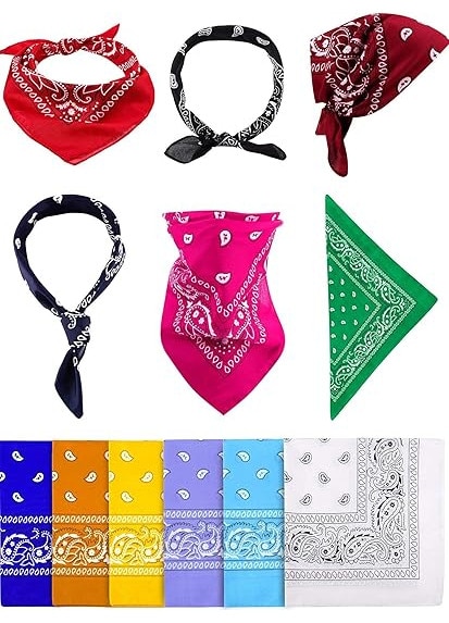 12 bucati esarfe pentru barbati si femei universal Paisley model scarf ...