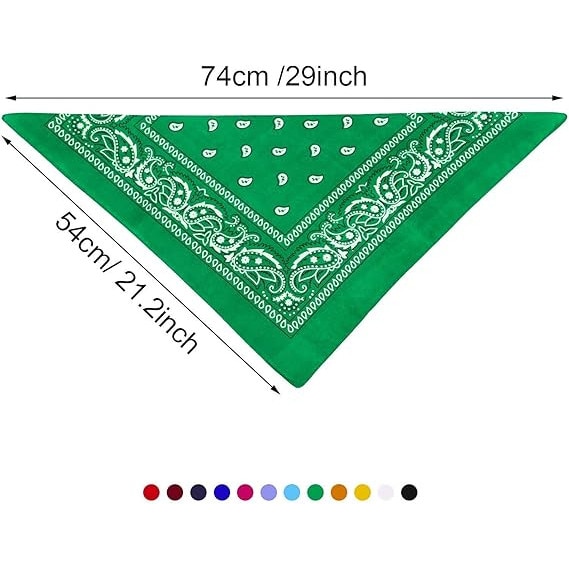 12 bucati esarfe pentru barbati si femei universal Paisley model scarf ...