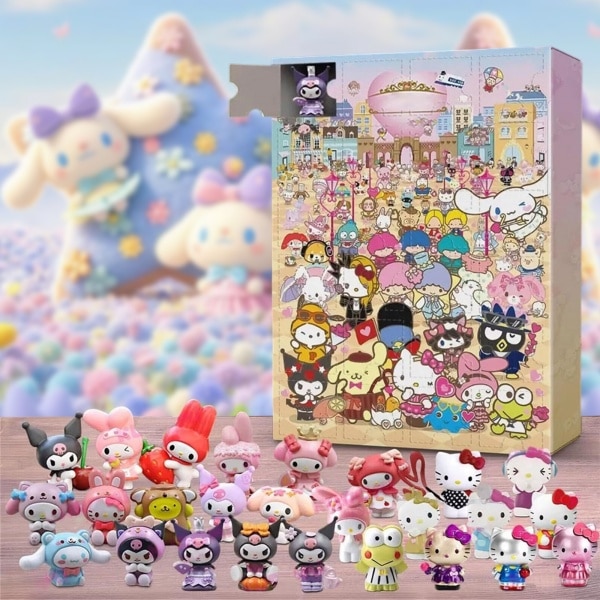 Calendar de Advent Sanrio Kuromi， 24 de zile de surprize cu figurine ...