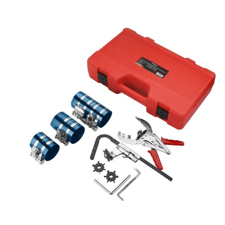 Trusa pentru montat segmenti pe piston, cleste de strangere, 75/100/150 ...