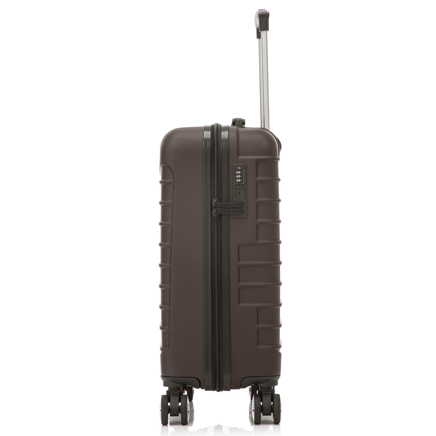 Troler cabina avion Quasar & Co.®, 55x36x20cm, bagaj de mana, troller ...