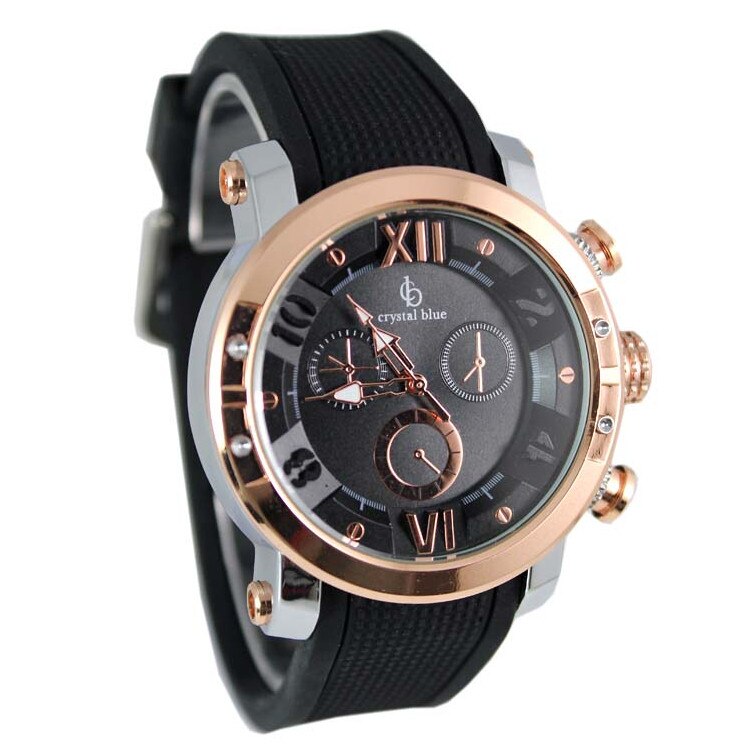 Ceas barbatesc - Crystal Blue - Gold Statement - eMAG.ro