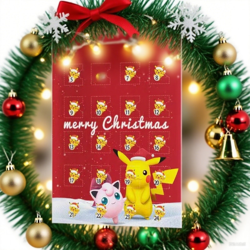 Calendar Advent Pokemon 2025 - 24 Figurine Interactive Collectible cu ...