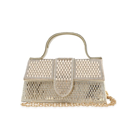 Geanta mini de seara, Ghetto, material PU, inchidere cu buton magnetic ...