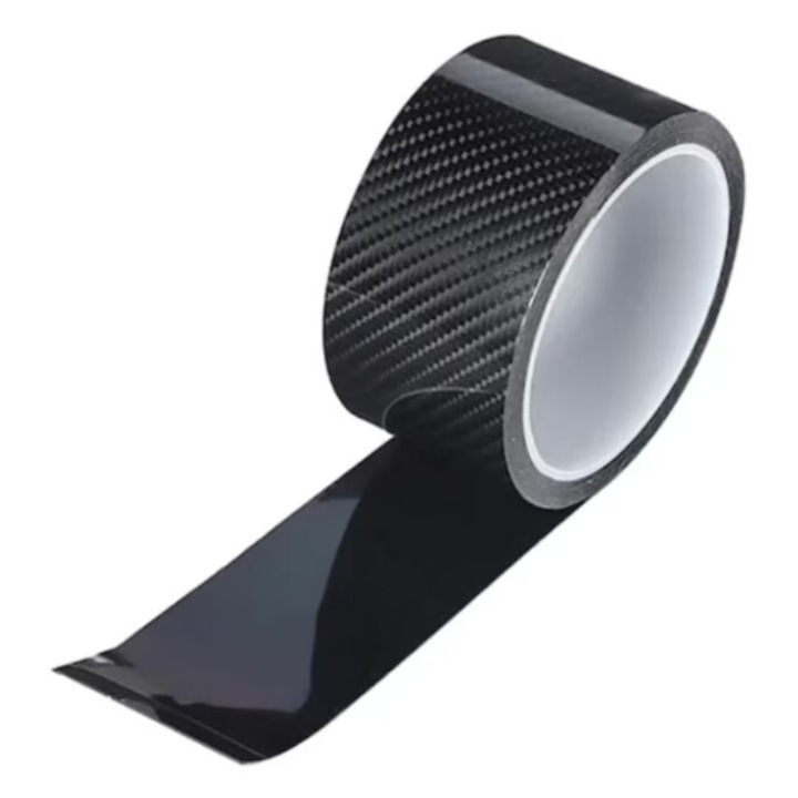 Banda Protectie Auto 3D, INELAG, din Carbon, Pentru Prag, Usa, Bara ...