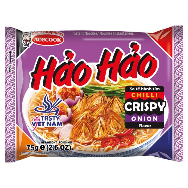 Hao Hao Supa Instant cu Chili si Ceapa Crocanta - eMAG.ro