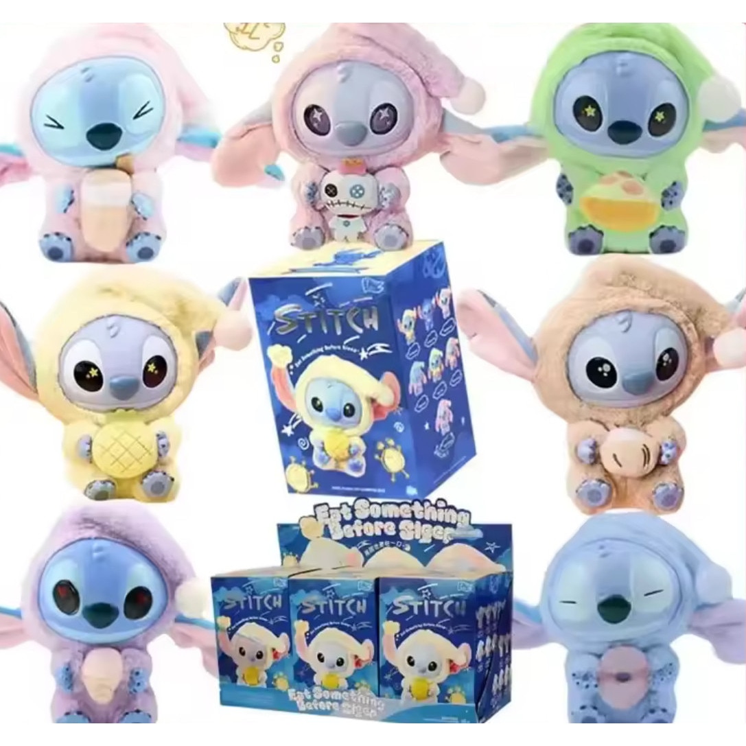 Jucarie Plus Stitch Stil Labubu – Figurine Mystery Box, 17 cm, BimBimBo ...
