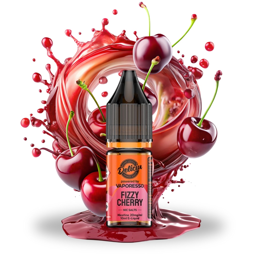 Lichid Tigara Electronica Deliciu by Vaporesso V2 10 ml, nicotina 20 mg - Fizzy Cherry - eMAG.ro