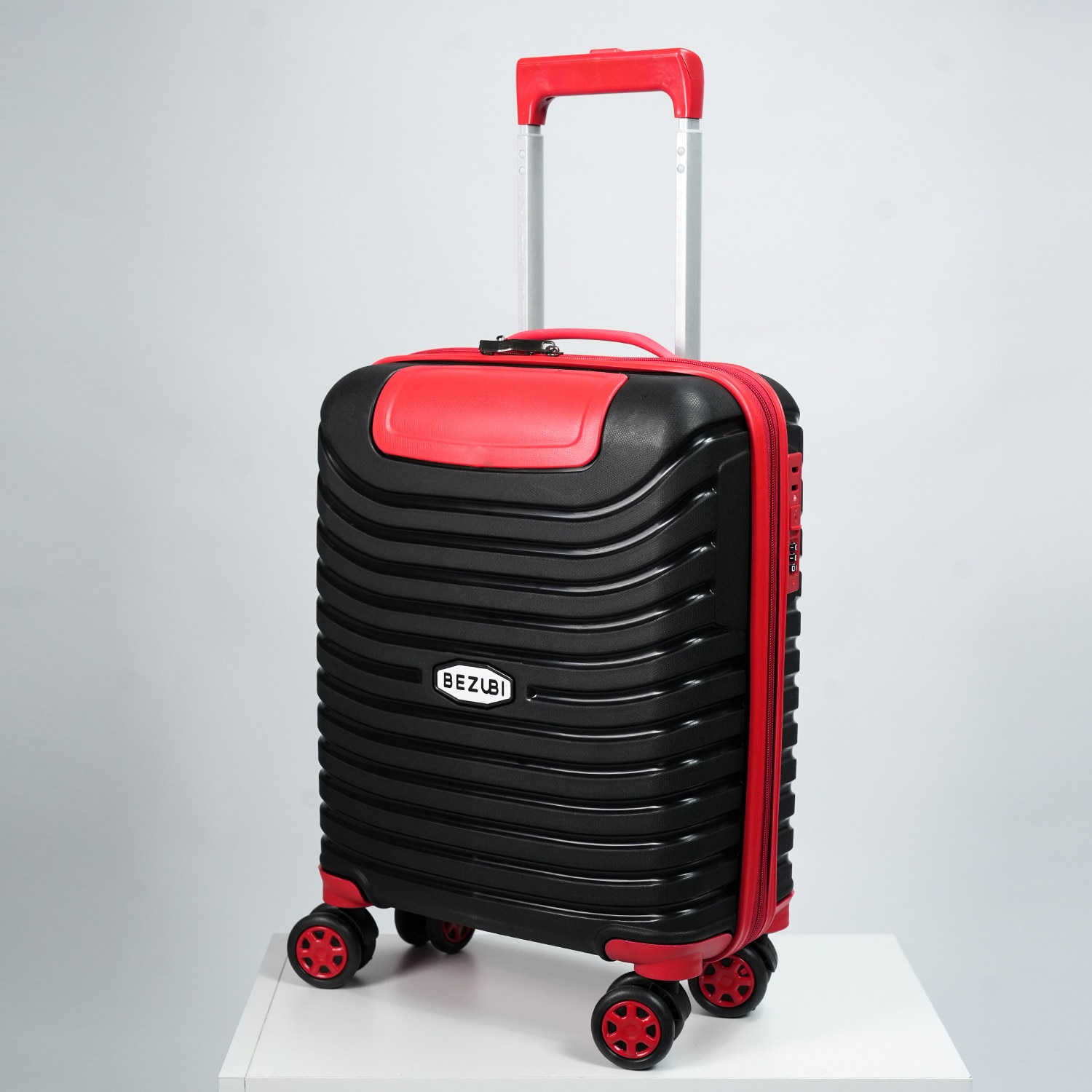 Troler cabina avion, Bezubi, 40x30x20cm, bagaj de mana, troller cu ...
