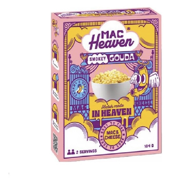 Macaroane cu sos de branza Gouda afumata, Mac&Cheese, MAC Heaven, 184 g ...