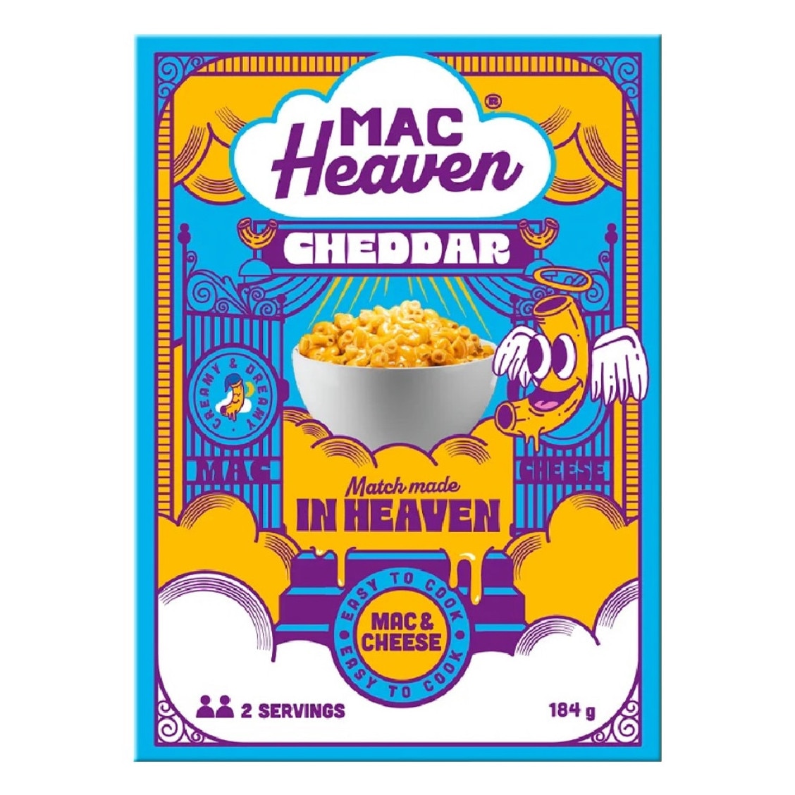 Macaroane cu sos cheddar, Mac&Cheese, MAC Heaven, 184 g - eMAG.ro