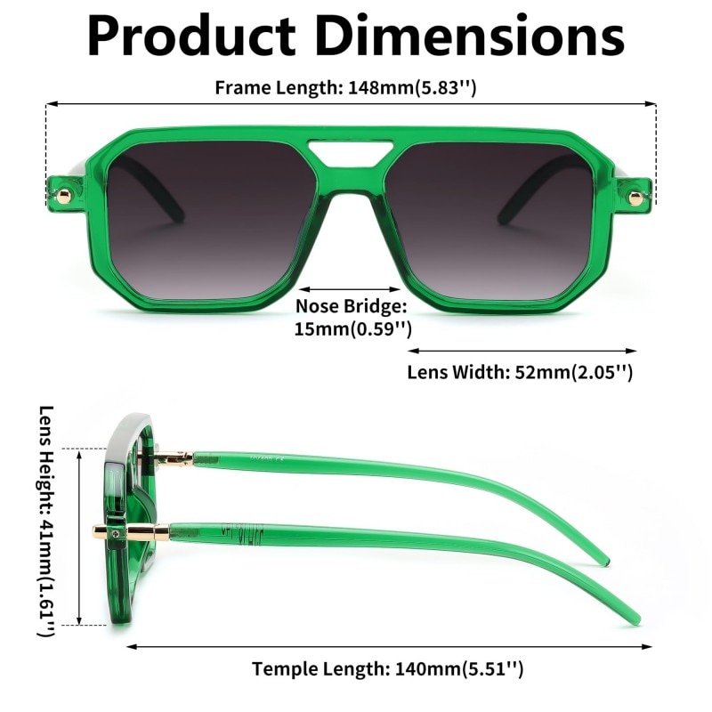 Ochelari de soare aviator retro patrati, anii 70, pentru femei si ...