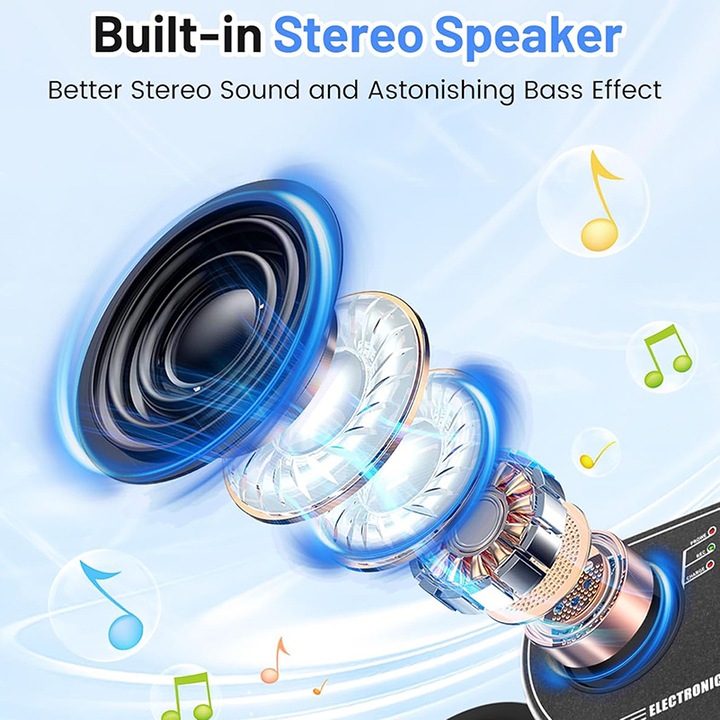 9 az 1-ben elektronikus készlet, Rqiurpn, 10 óra üzemidő, beépített ...