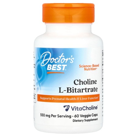 Supliment alimentar Doctor's Best, L-Bitartrat de Colină, 550 mg, 60 ...