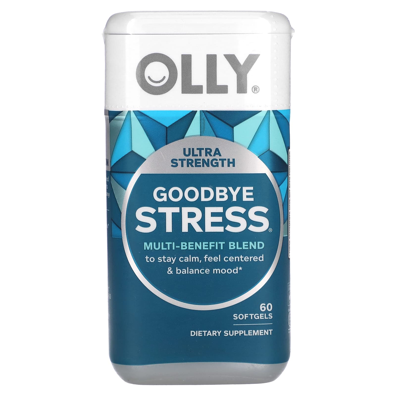 Supliment anti stres, OLLY, Goodbye Stress, 60 capsule moi, amestec ...