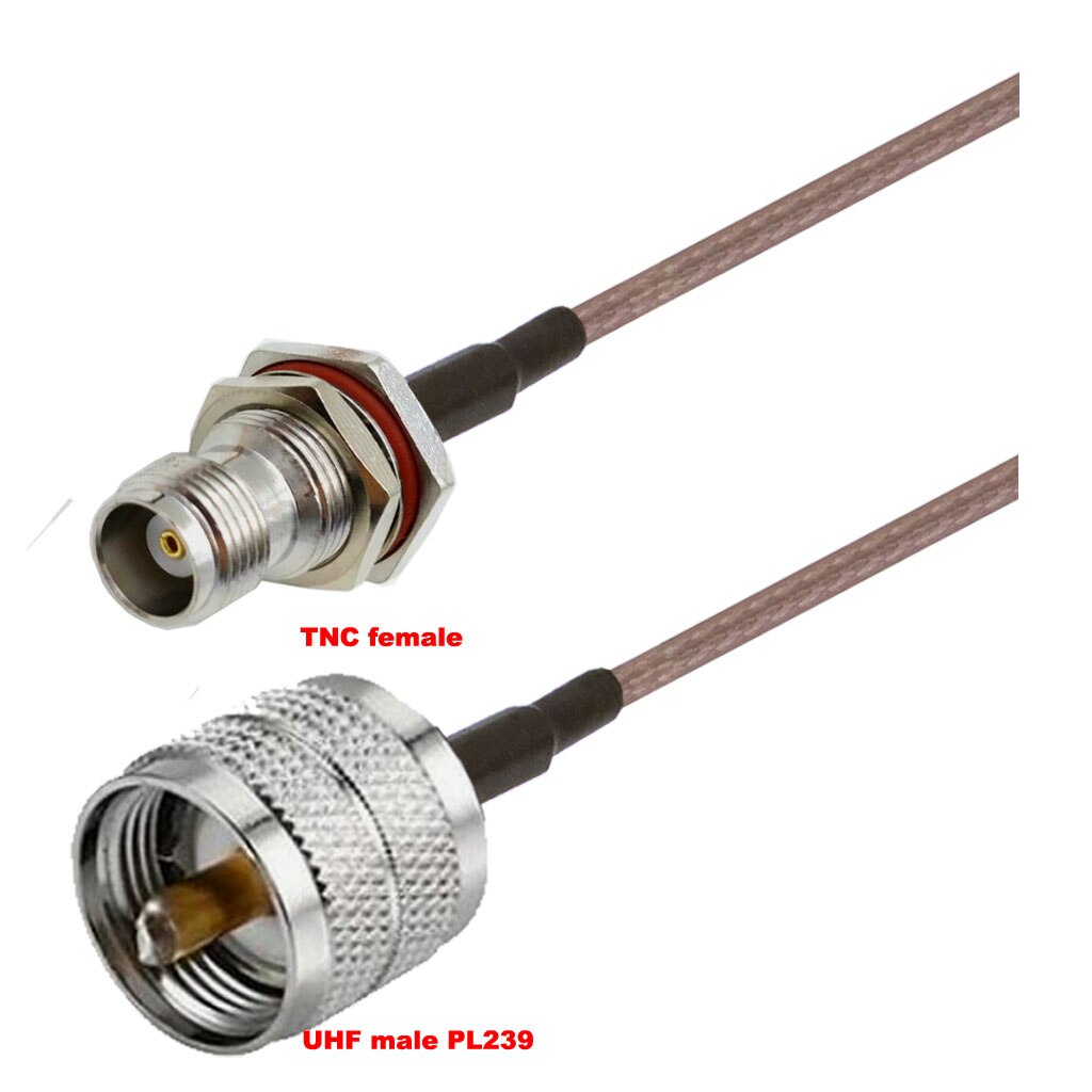 RG316 ultra alacsony veszteségű 6 GHz-es koaxiális kábel TNC anya UHF ...