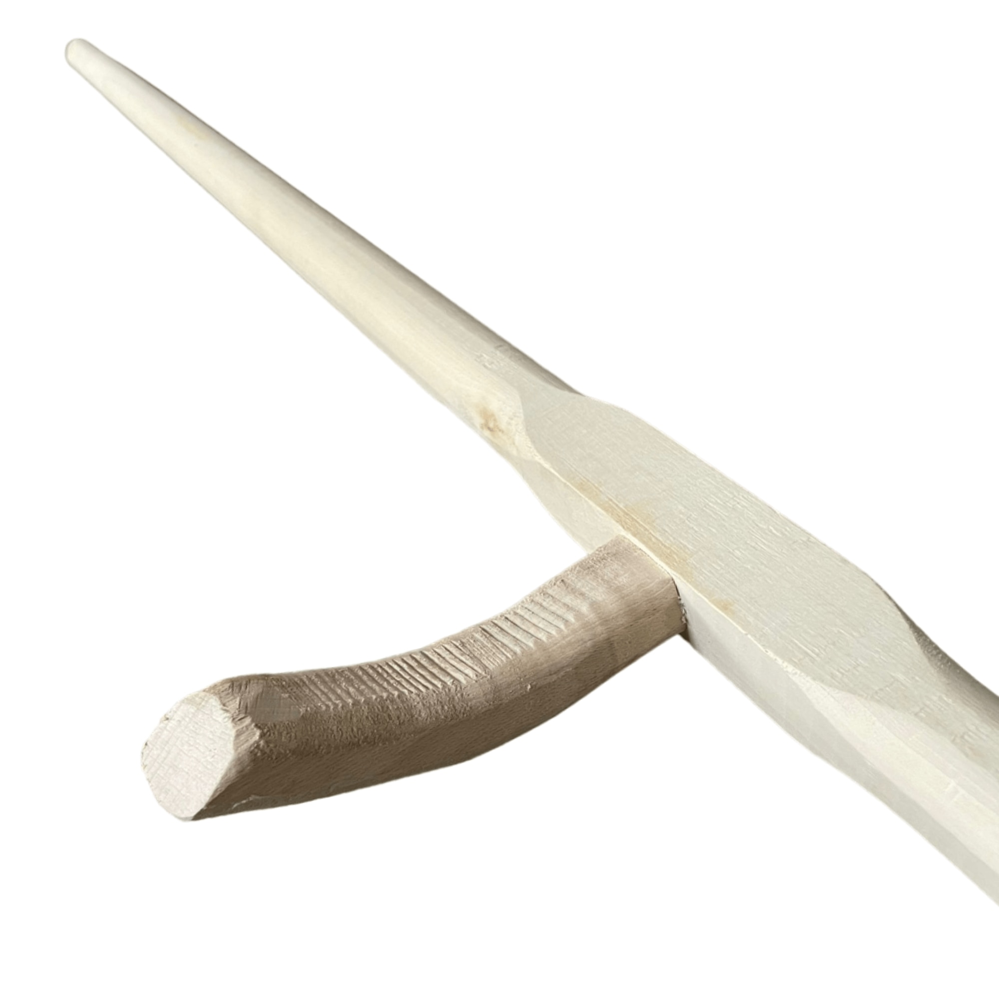 Set complet coasă manuală Saiga, 60cm lamă, 190cm coadă lemn, cu piatră ...