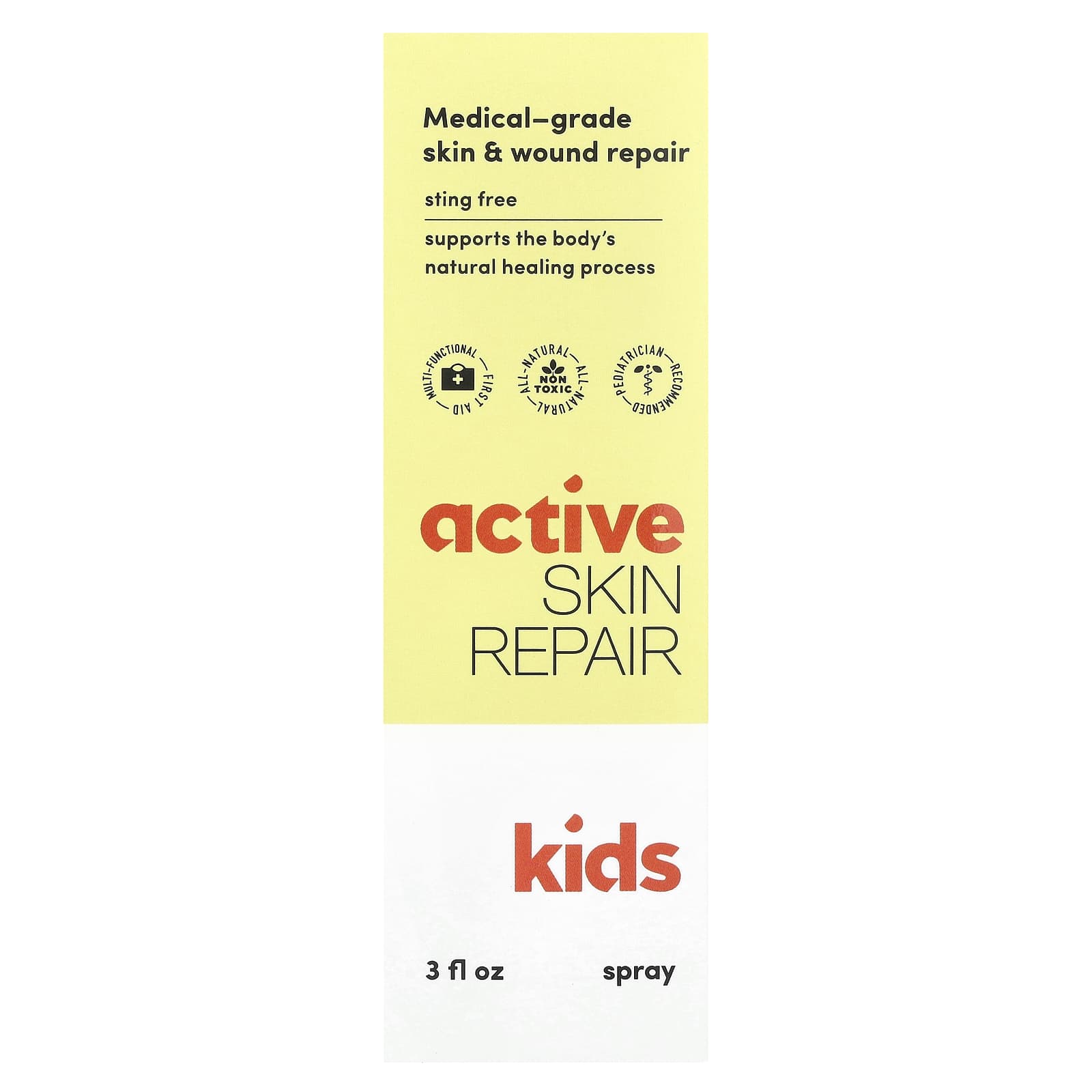Active Skin Repair, spray pentru copii, 3 fl oz, natural, non-toxic ...