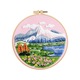 Kit de broderie peisaje, Scenic Escape, 29x29cm, bumbac, 3 ace de ...