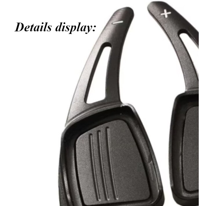 Set 2 padele volan, negru, ergonomice, pentru Audi - eMAG.ro