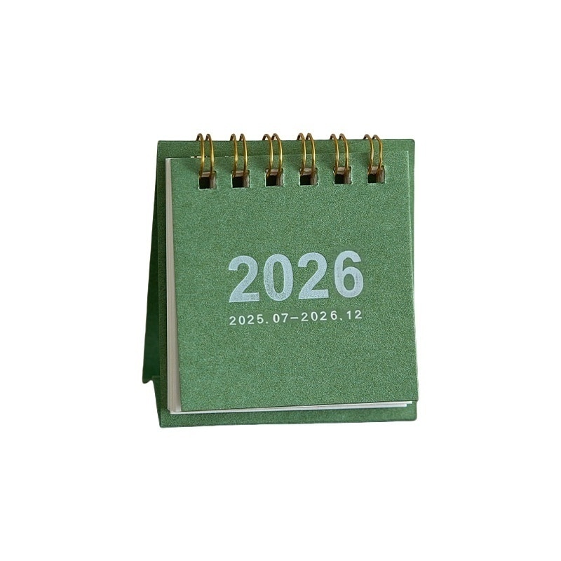 Calendar de birou mini set, verde, 6.5x3.5x7cm, hartie - eMAG.ro