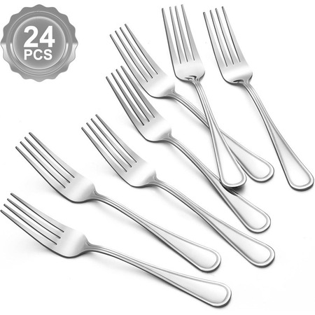 Furculite 24 bucati, set de furculite de 7,9 inchi, furculite de masa ...