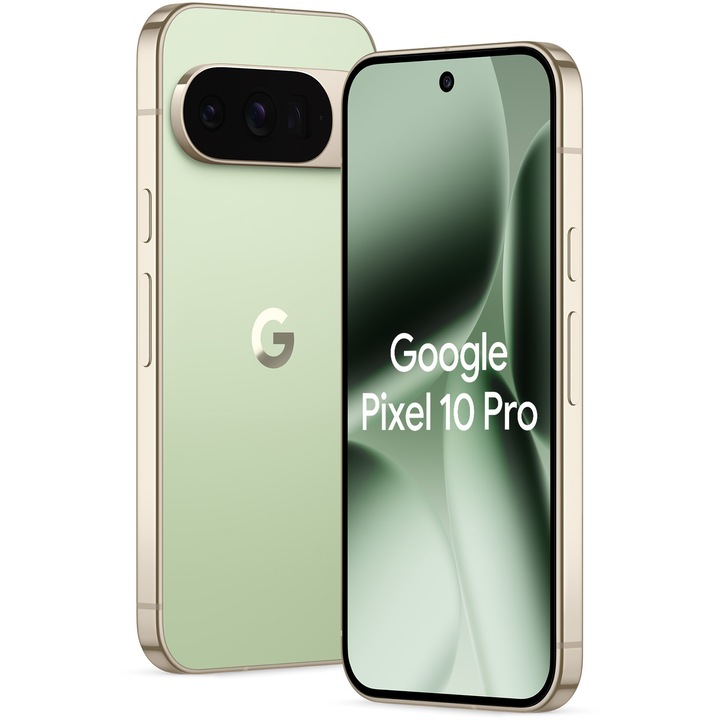 Telefon mobil Google Pixel 10 Pro, 256GB, 16GB RAM, 5G, Jade - eMAG.ro