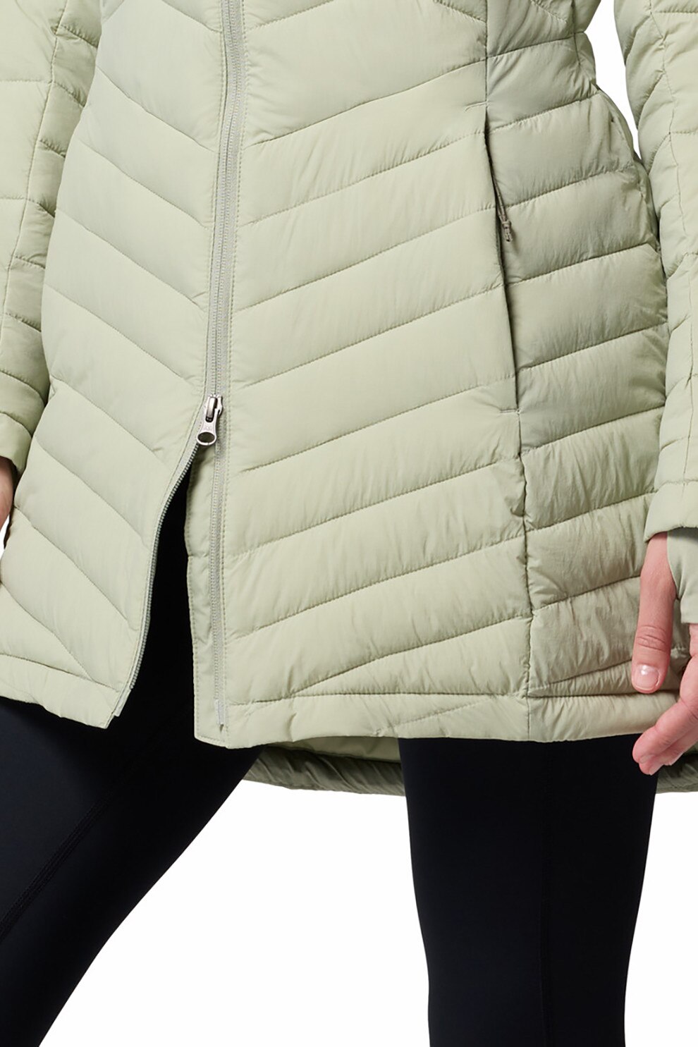 Columbia, Geaca pentru drumetii Joy Peak II Mid, Verde pal, XS - eMAG.ro