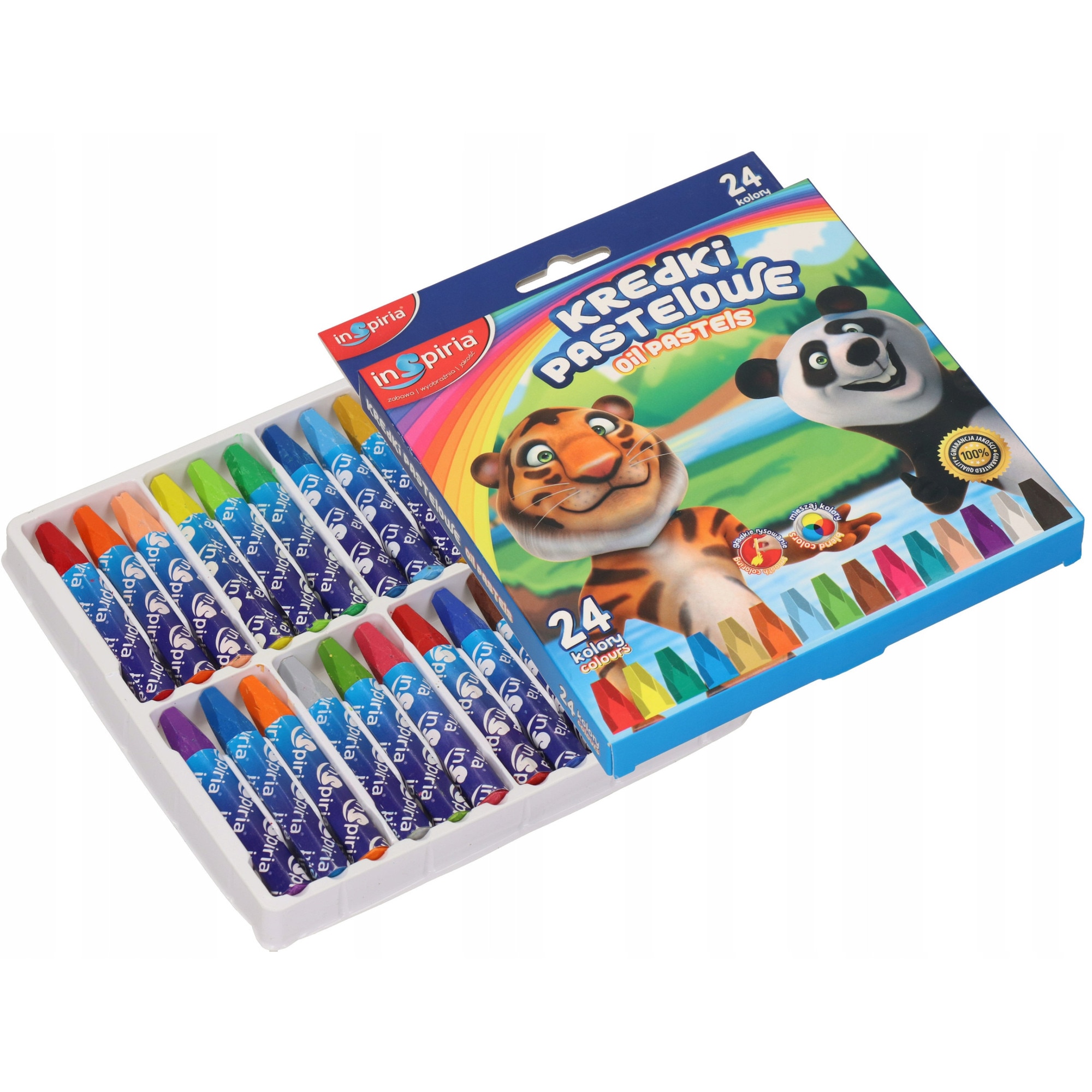 Creioane colorate Schemat set 24 pastelate - eMAG.ro