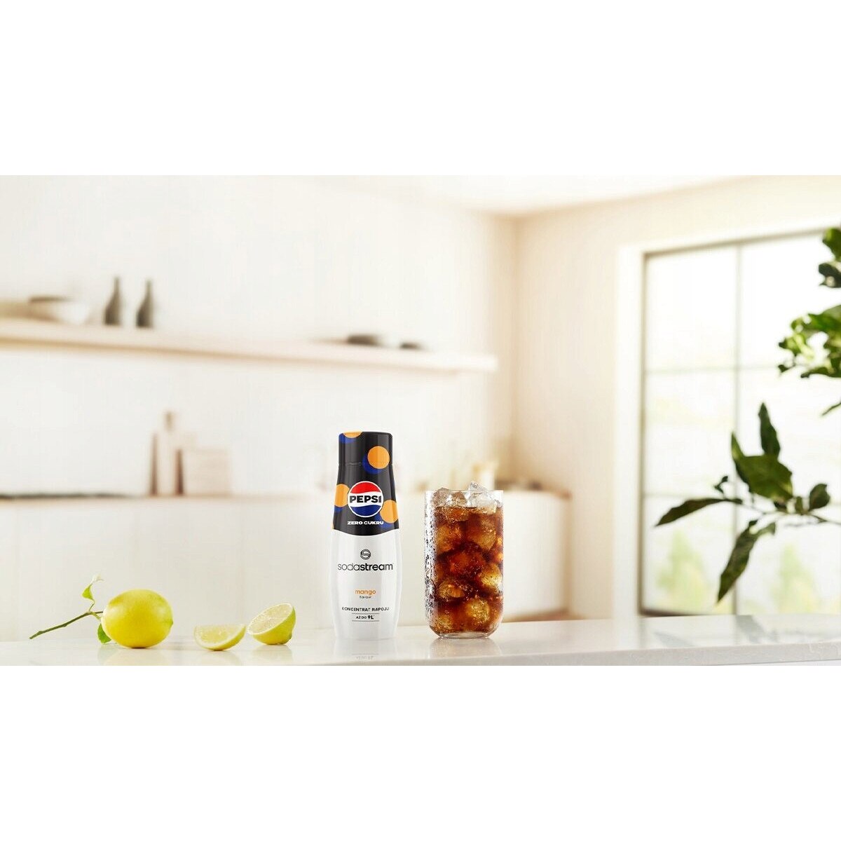 Set de 2 siropuri Sodastream Pepsi MAX Mango + Lime, 440ml fiecare ...