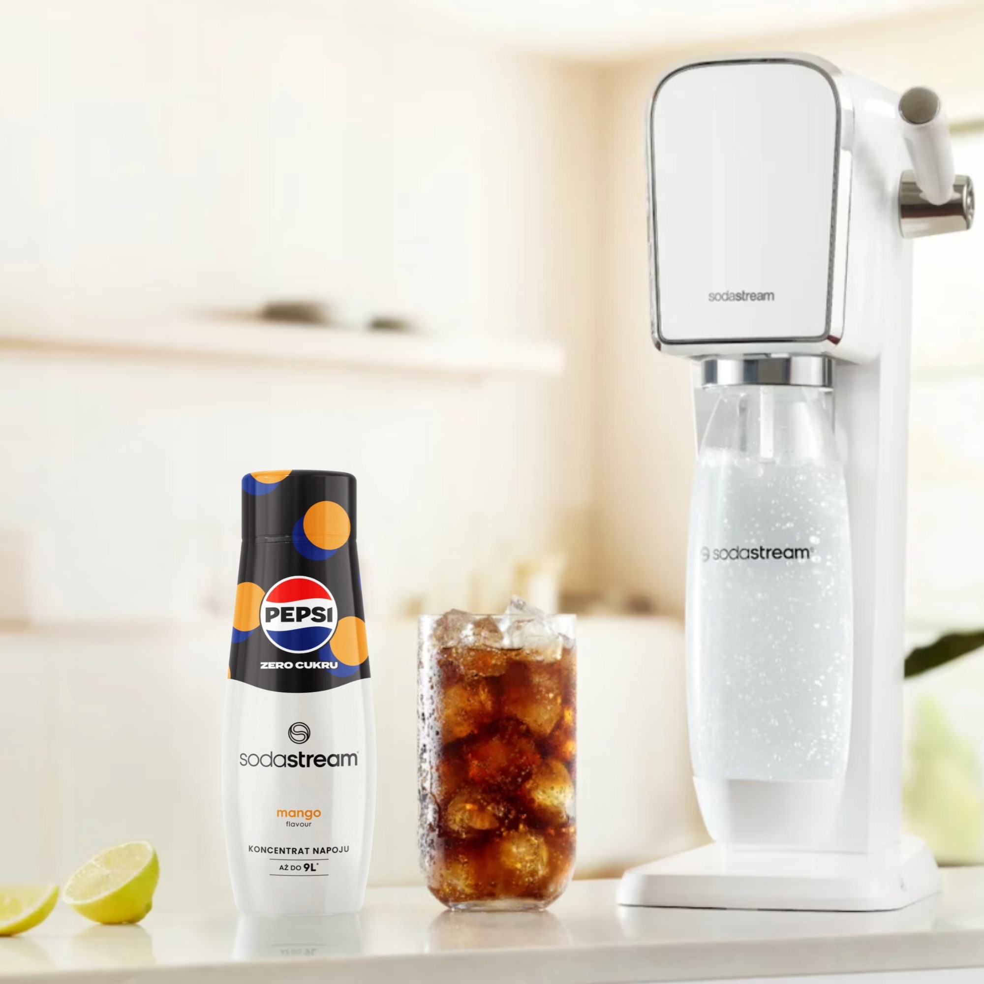 Set de 2 siropuri Sodastream Pepsi MAX Mango + Lime, 440ml fiecare ...