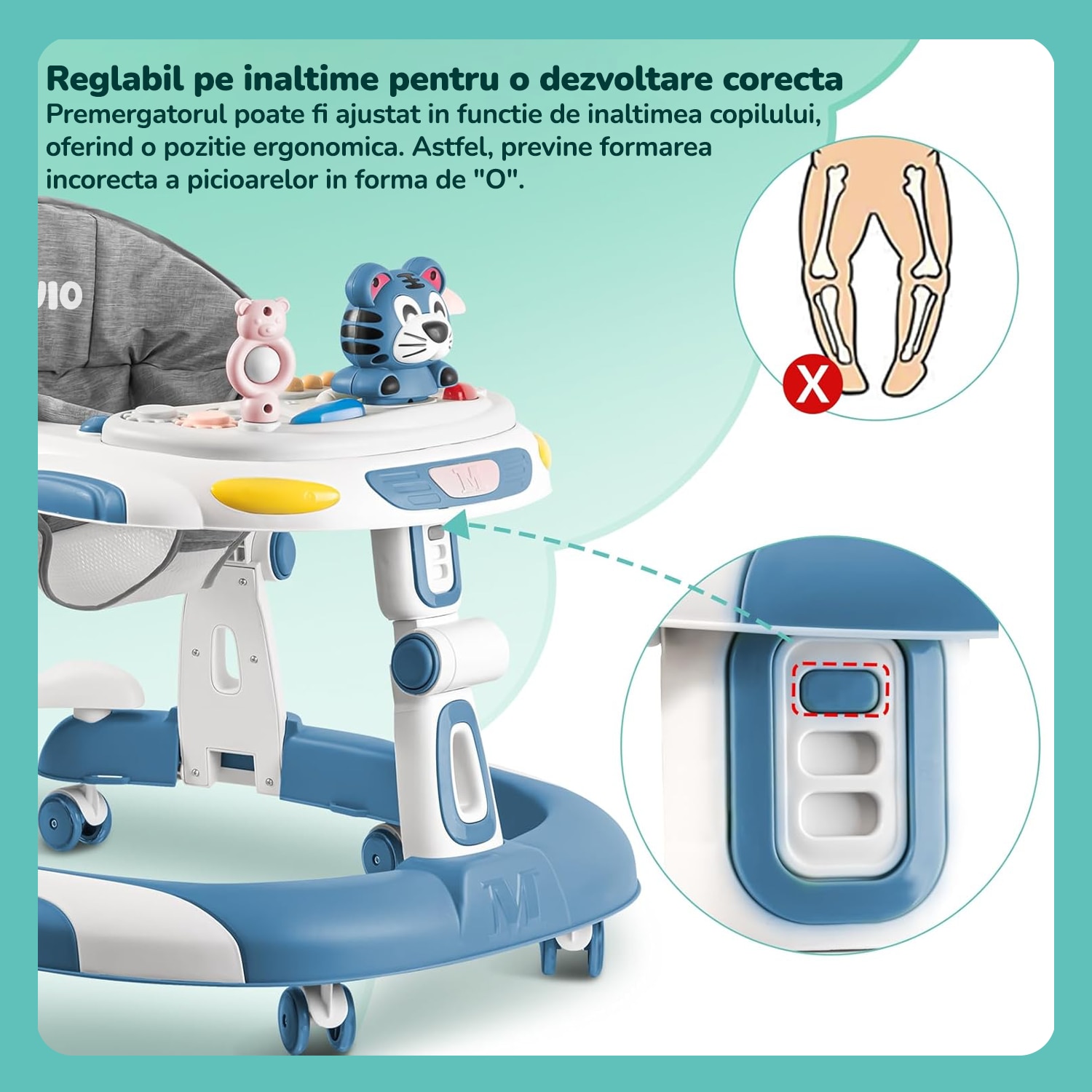 Premergator Copii 2 in 1 Mavio®, Model EasyRide, Rotobil pentru ...