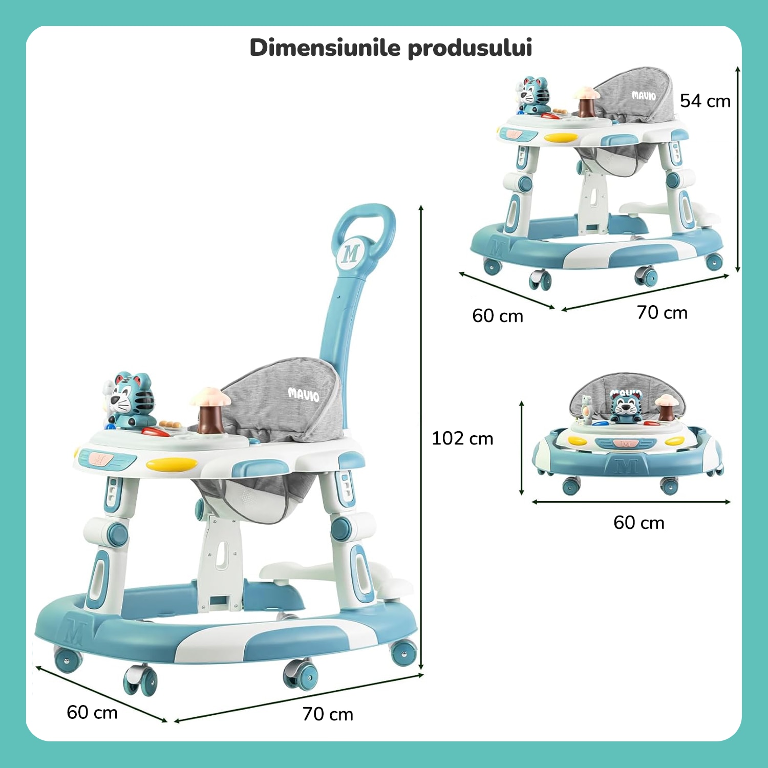 Premergator Copii 2 in 1 Mavio®, Model EasyRide, Rotobil pentru ...