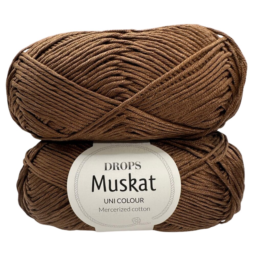Fir de tricotat si crosetat DROPS Muskat, 100% bumbac egiptean, sigur ...